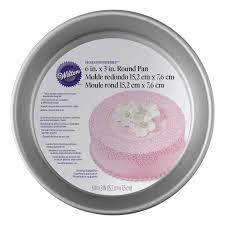 Round Pan -6x3 inches Wilton - Cake Decor & Baking Supplies