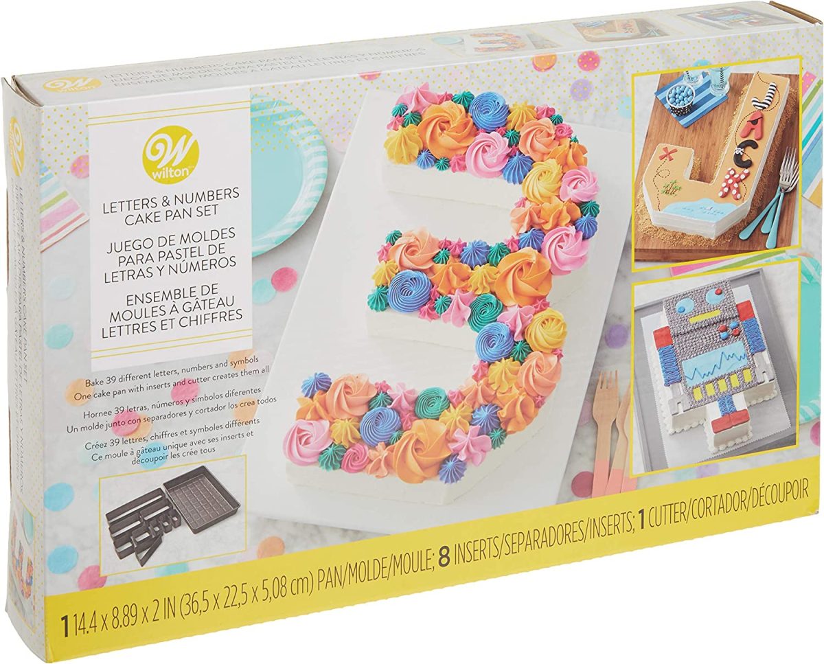 Number Letter Pan - Countless Pan by Wilton - Cake Decor & Baking Supplies