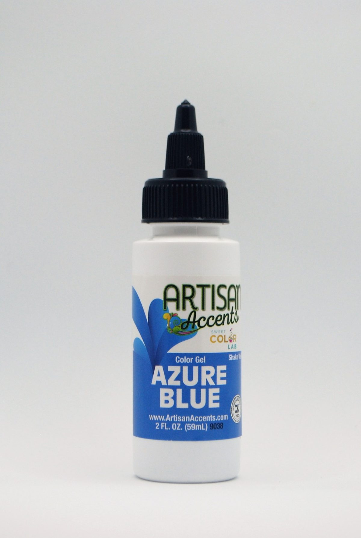 Artisan Accents Gel Colour - Azure Blue - Cake Decor & Baking Supplies