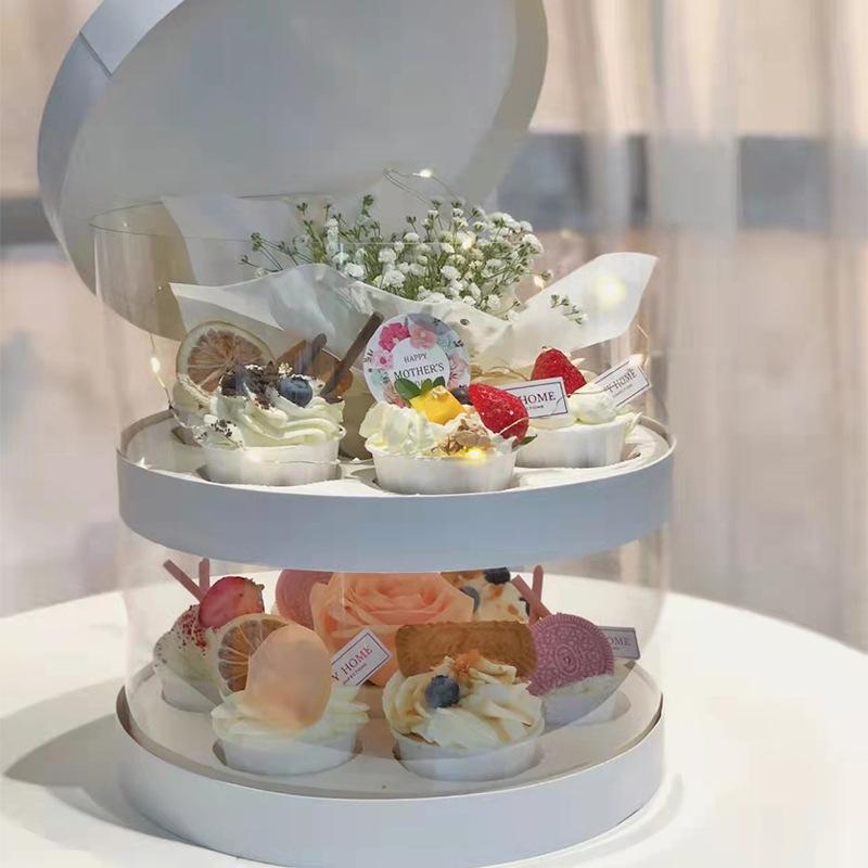 2 Layer Cupcake Box - Holds 14 - Cake Decor & Baking Supplies