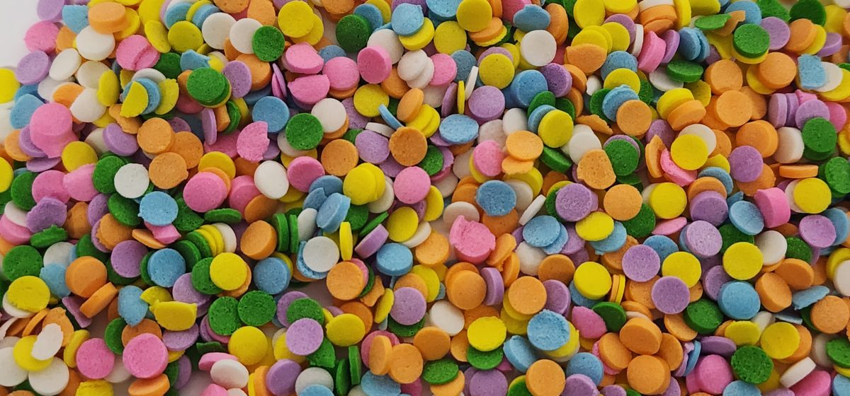 Pastel Sequins Loose 2oz - Cake Decor & Baking Supplies