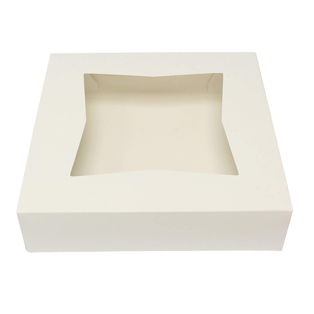 Cookie/ Pastry Box - 9x9x2.5 White - Cake Decor & Baking Supplies