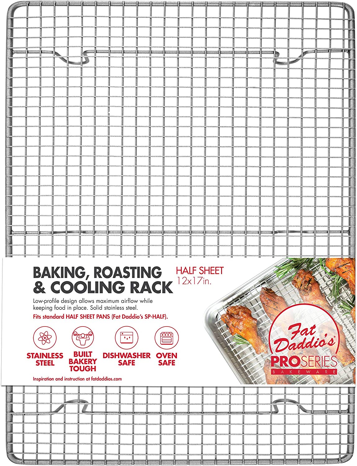 Fat Daddios Baking, Roasting & Cooling Rack - Cake Decor & Baking Supplies