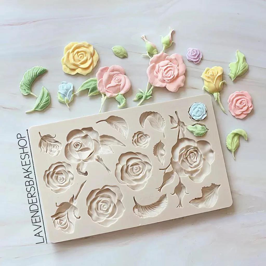 Silicone Mold - Rose Mold LG - Cake Decor & Baking Supplies