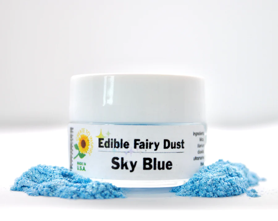 Sunflower - Edible Glitter Dust - Sky Blue ( 4 grams) - Cake Decor ...