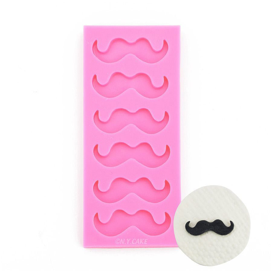 Mustache Mold - NY Cake - Cake Decor & Baking Supplies