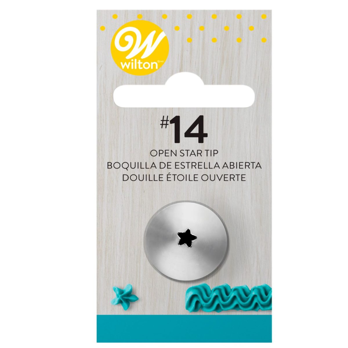 Open Star Tip - 14 Wilton - Cake Decor & Baking Supplies