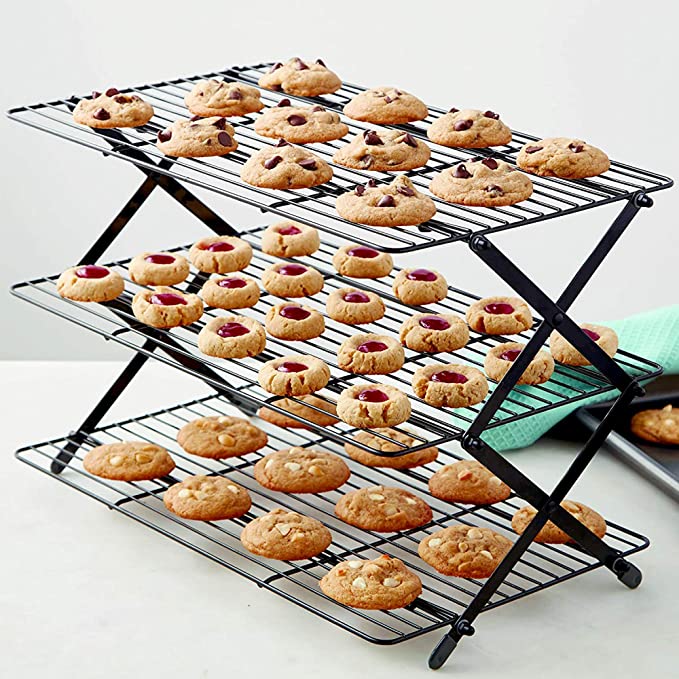 Wilton 3 Tier Collapsible Cooling Rack - Cake Decor & Baking Supplies