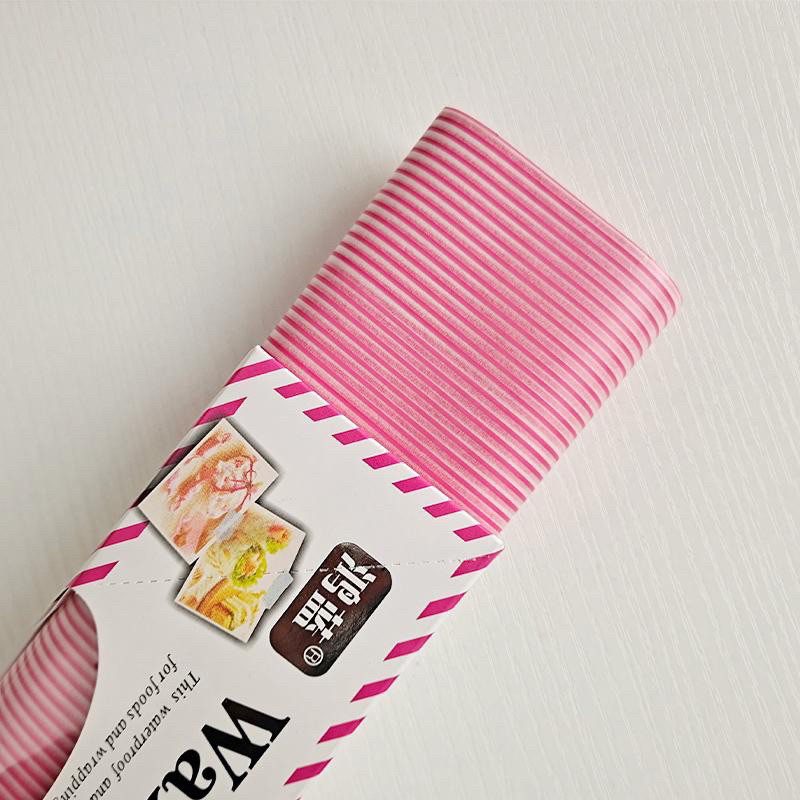 Patterned Wax Paper - Stripe - Cake Decor & Baking Supplies