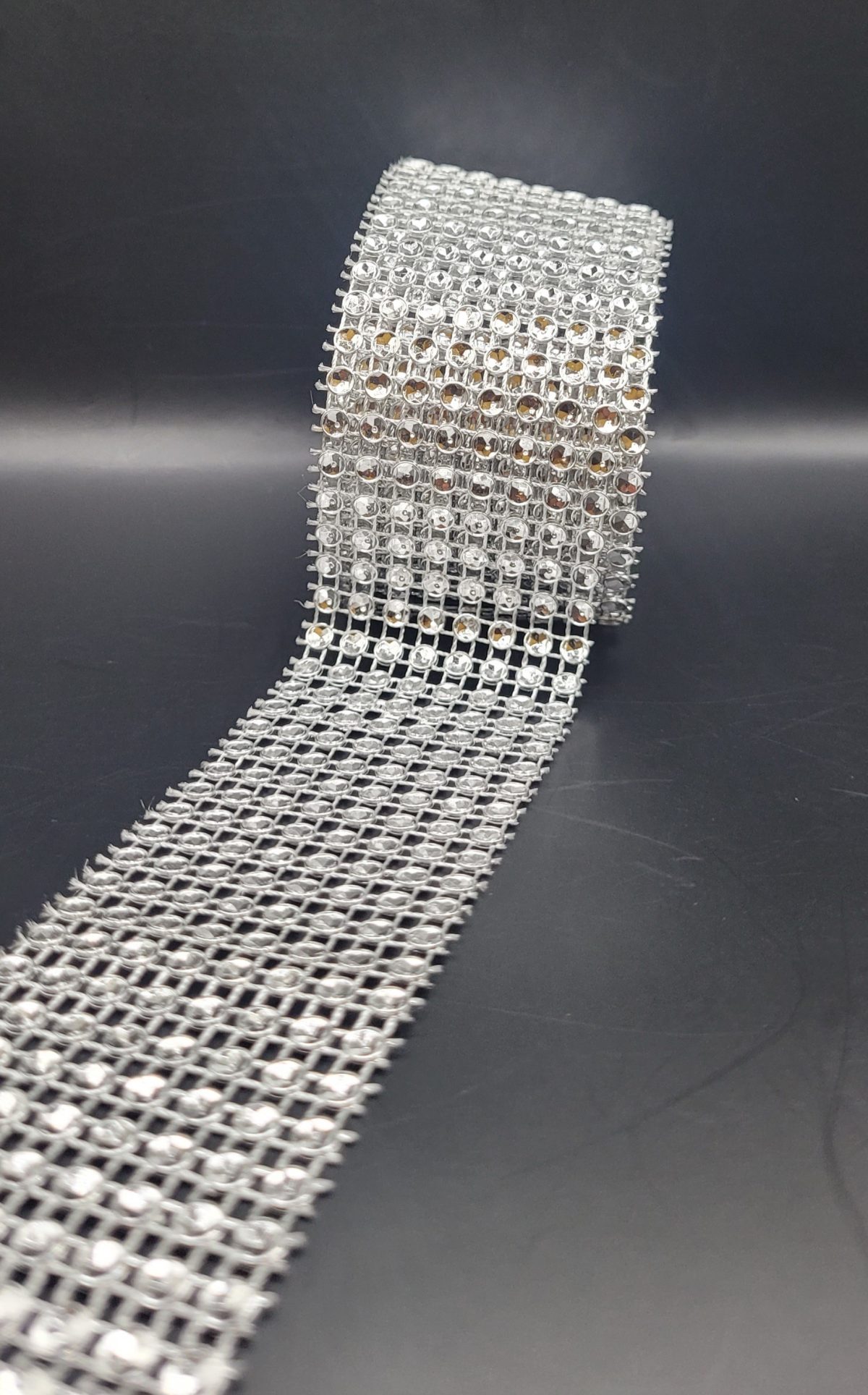 Diamante / Bling - Silver 1 Yard - Cake Decor & Baking Supplies