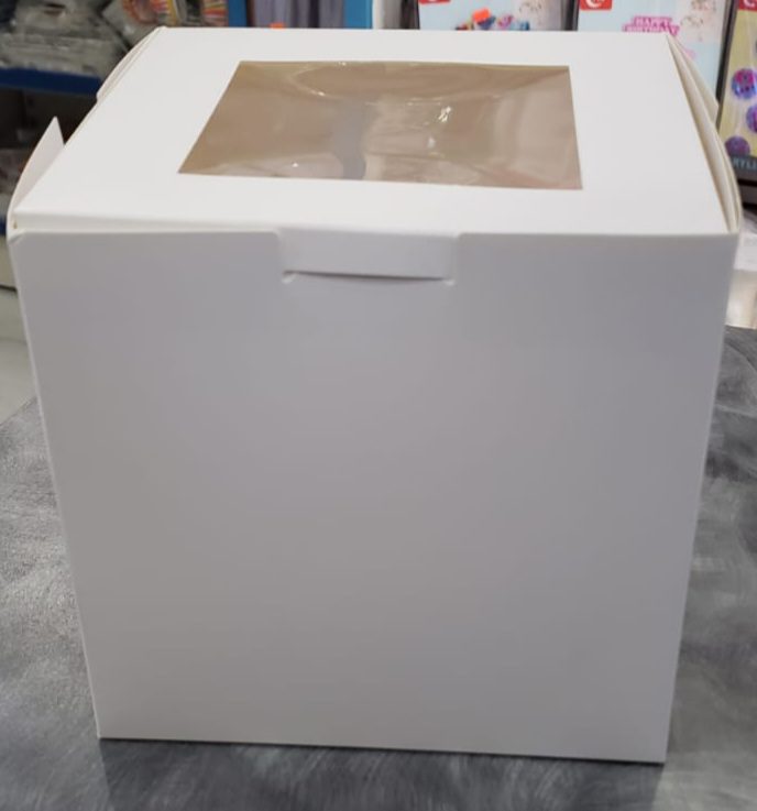 Window Box - 6x6x6 inches - Cake Decor & Baking Supplies