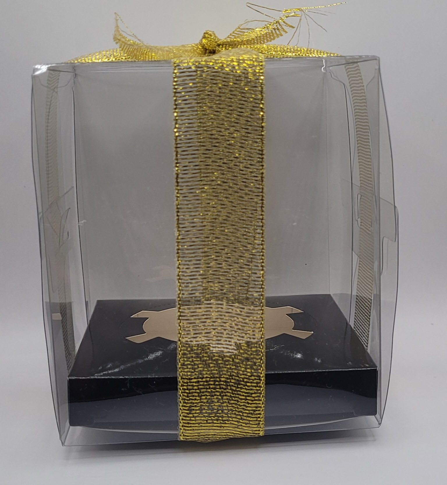 Single Clear Cupcake Box - Black - Cake Decor & Baking Supplies