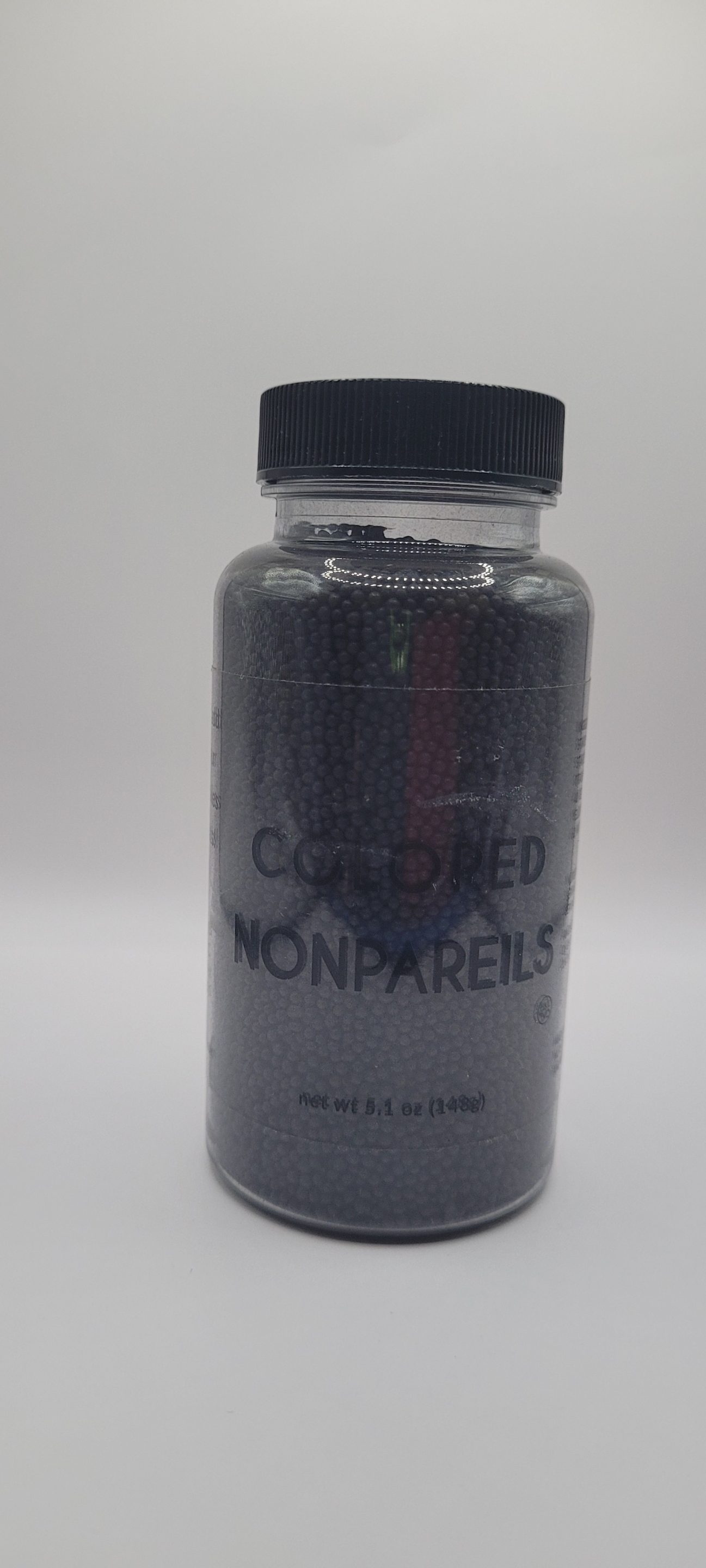 CAI Nonpareils - Black 5.1oz - Cake Decor & Baking Supplies