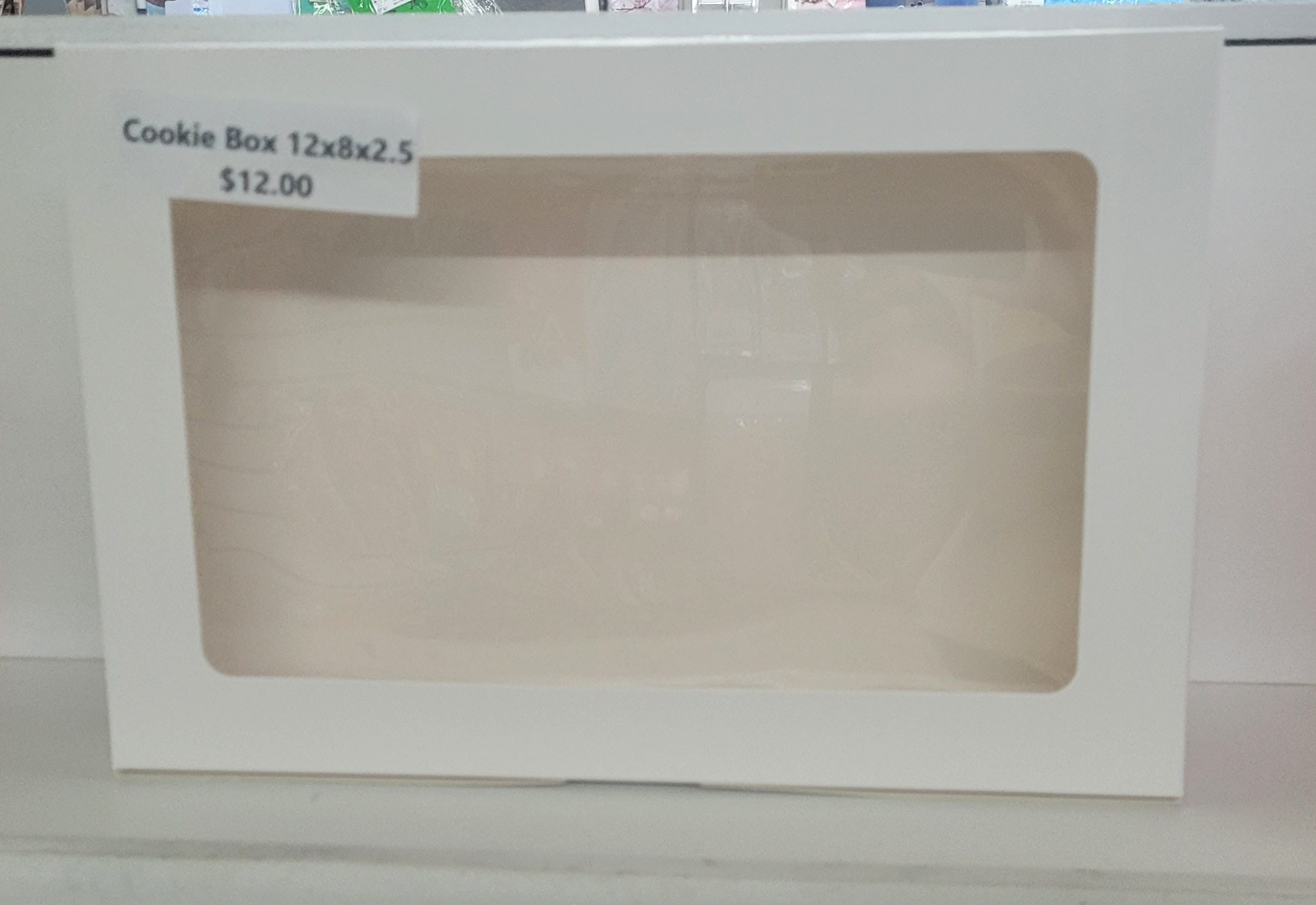 Cookie Box - 12x8x2.5 (10pcs) - Cake Decor & Baking Supplies